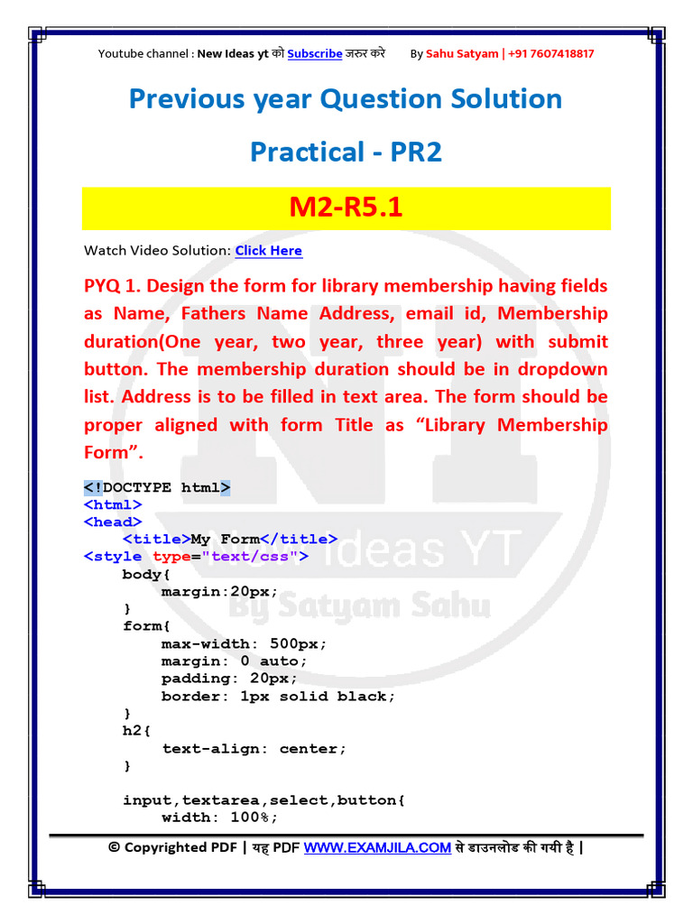 O Level Web Design Practical Guide | PDF | Internet | World Wide Web