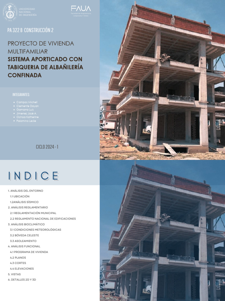 Proyecto de Vivienda Multifamiliar | PDF | Diseño arquitectonico | Arquitectura