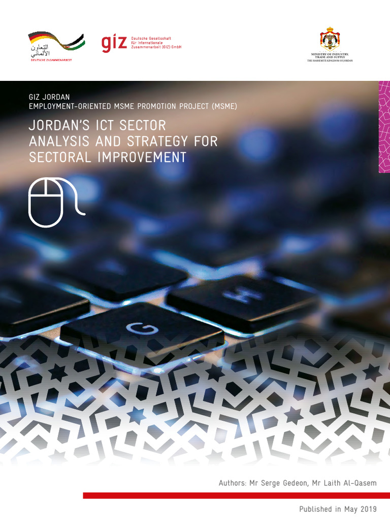 GIZ Jordan's ICT Sector Analysis and Strategy For Sectoral Improvement ...