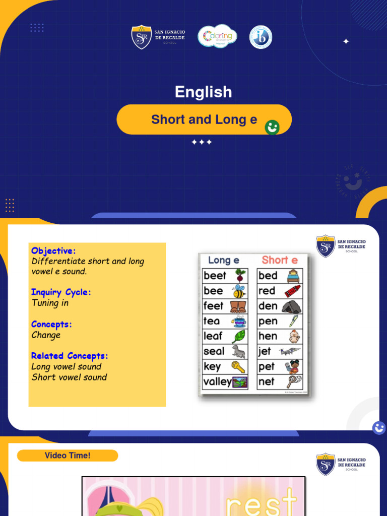 Week 4 Session 2 - Short and Long e 2024 | PDF