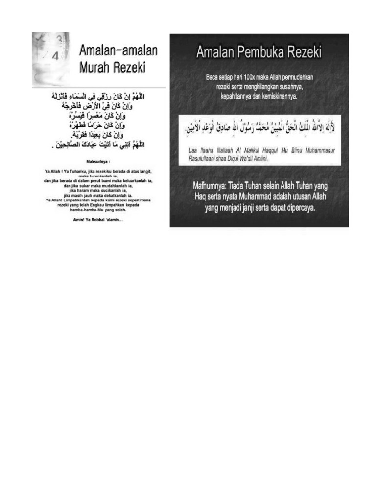 Doa MRH Rezki | PDF