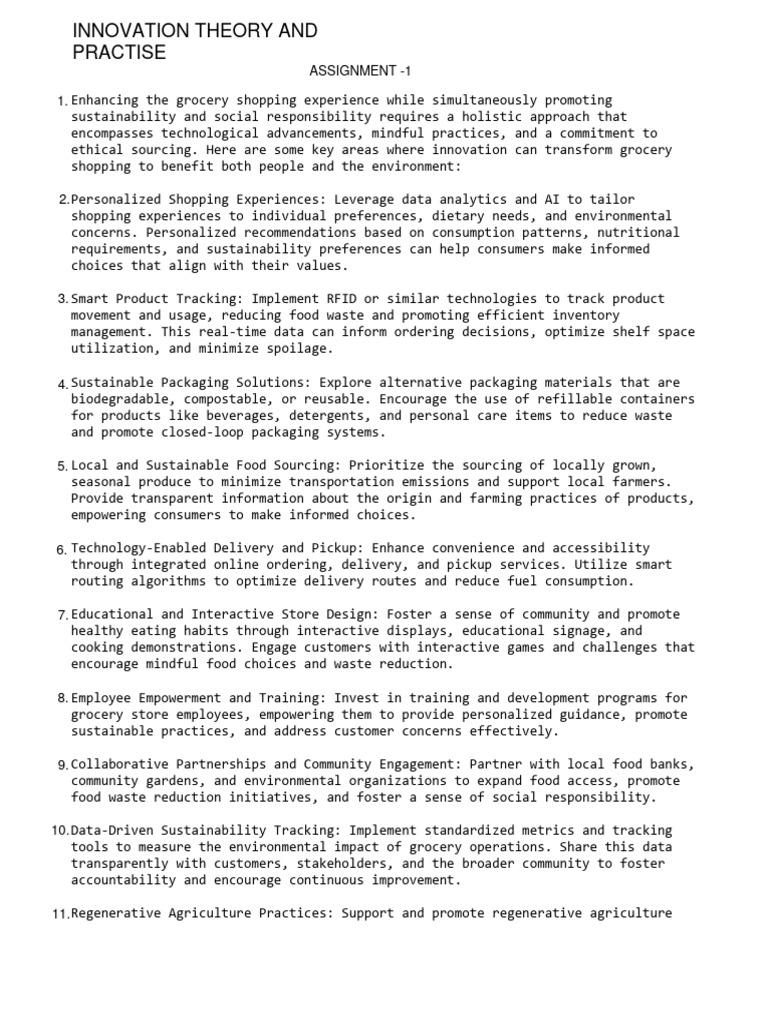 ITP Assignment 23BME029 | PDF | Sustainability | Sustainable Agriculture