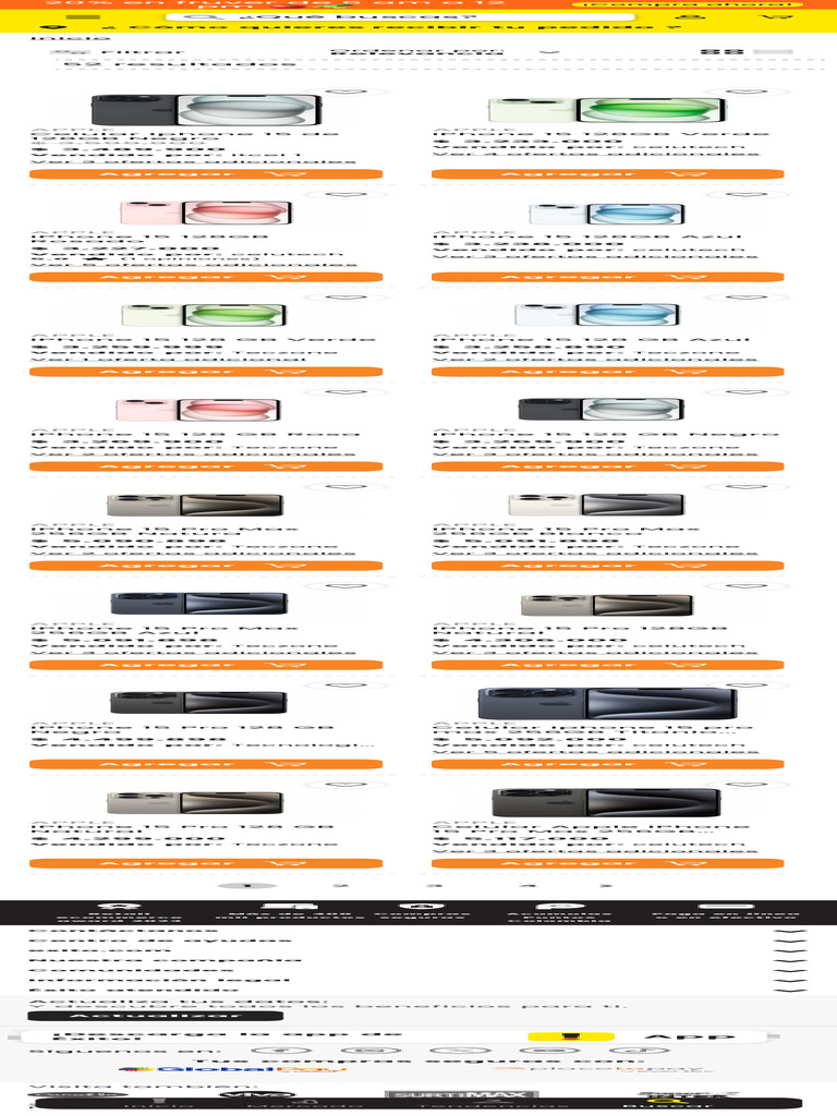 Catálogo de Celulares | PDF | Yo telefono | Apple Inc.
