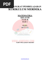 Modul Ajar Kelas 3 Menentukan Nilai Tempat Bilangan | PDF