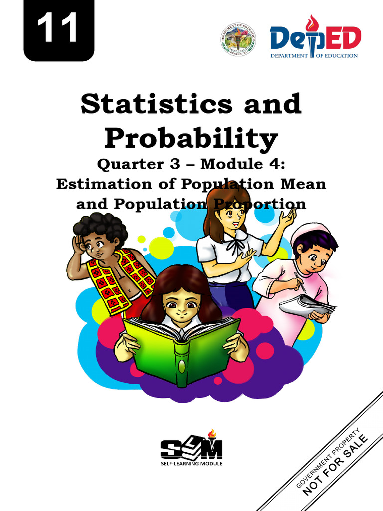 Q3 MOD-4 Proba-Stat | PDF | Confidence Interval | Sample Size Determination