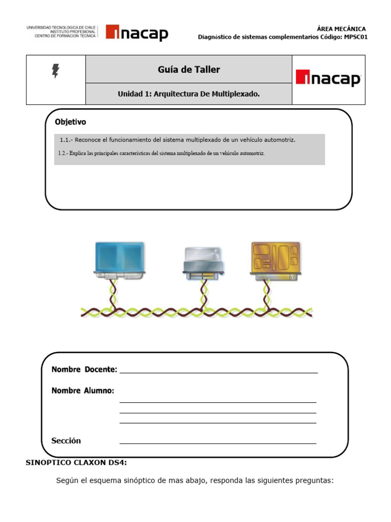 Guía Multiplexado DS4 | PDF | Medición | Electricidad