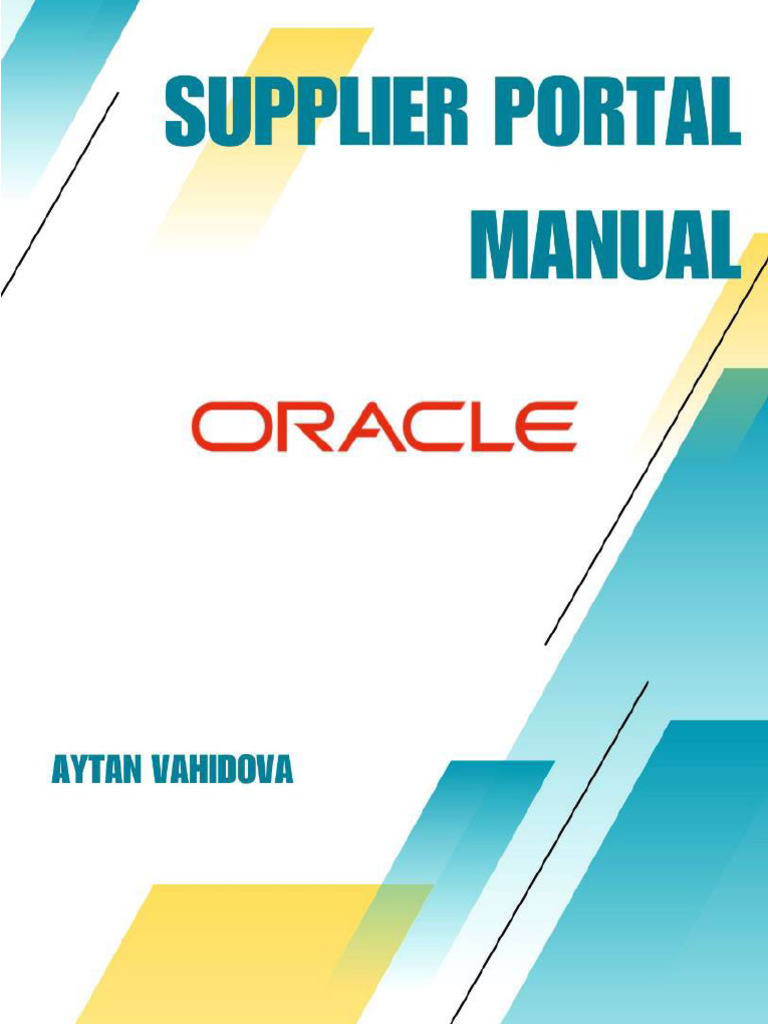 Supplier Portal Manual | Download Free PDF | Invoice | Computing