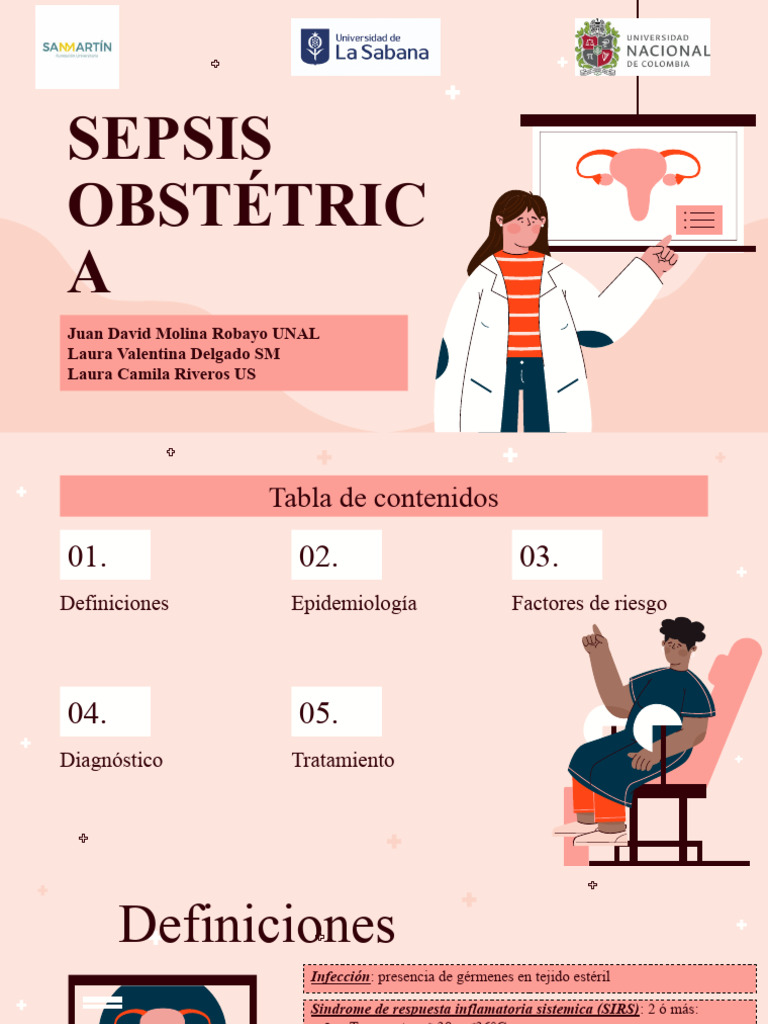 Sepsis Obstetrica | PDF | Septicemia | Especialidades Medicas