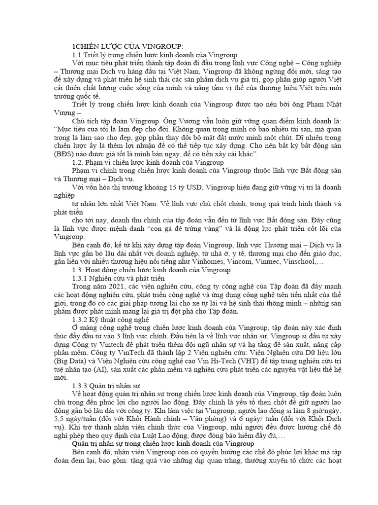 Vingroup | PDF