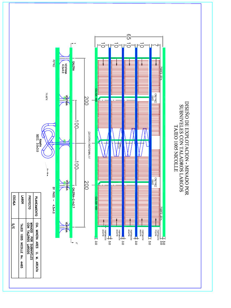 Diseño de Minado T.L T-1005 | PDF