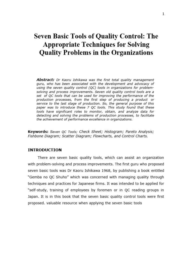 7 Qc Tools Pdf