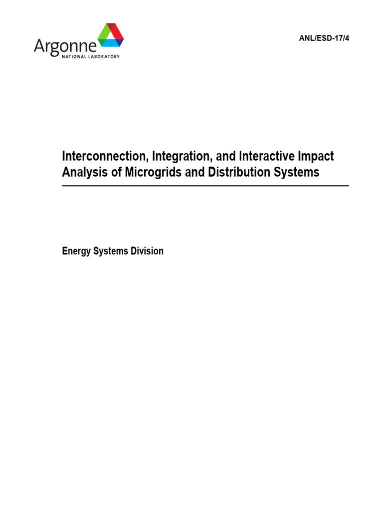 National Laboratory - Interconnection, Integration of Microgrids | PDF | Distributed Generation ...