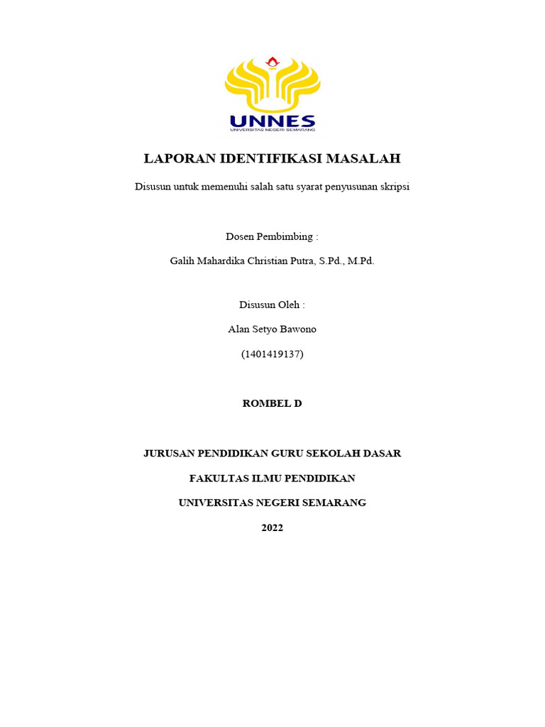 Tugas 1 - Alan Setyo Bawono - 1401419137 - 01 - Rombel o | PDF | Karier & Perkembangan