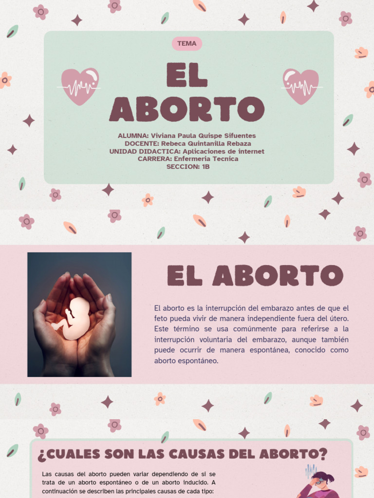 EL ABORTO | PDF | Aborto | El embarazo