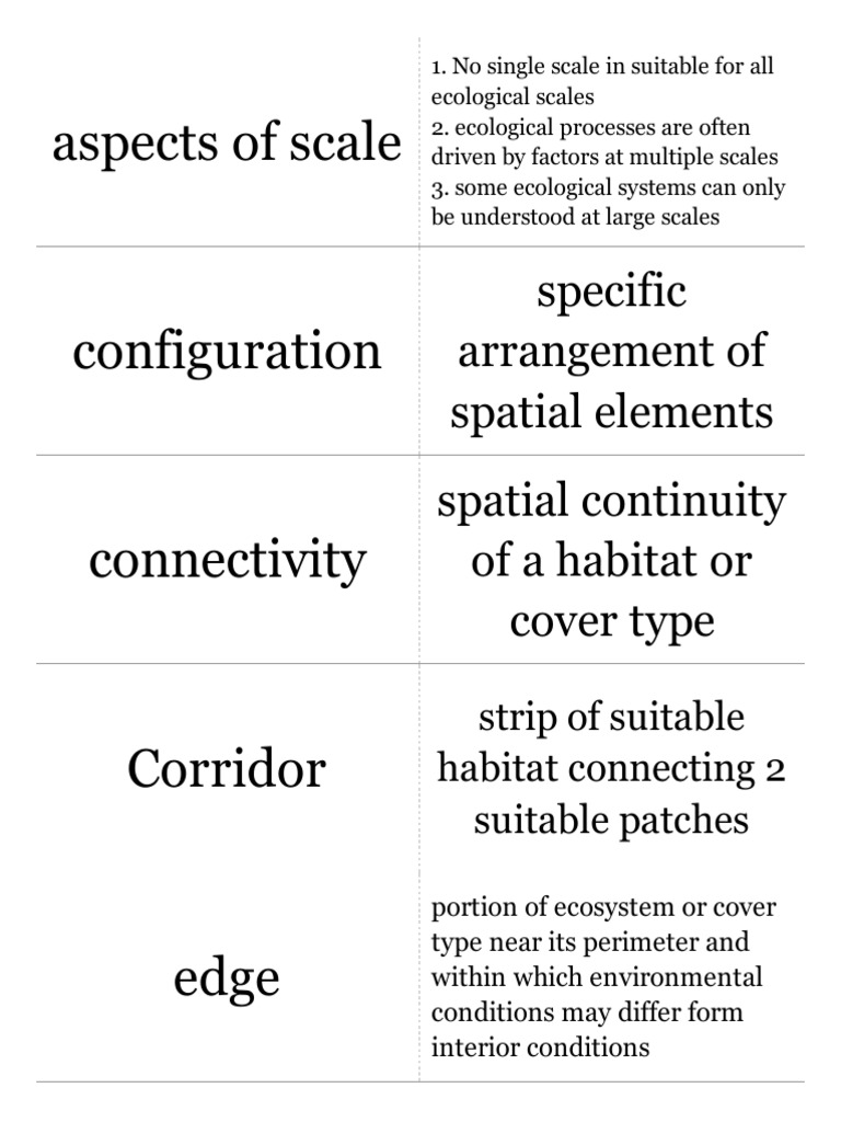 Understanding Landscape Ecology Scales | PDF | Ecology | Environmental ...