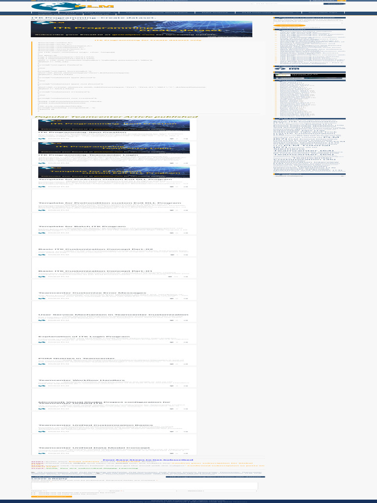 ITK Programming-Create Dataset | PDF | Product Lifecycle | Databases