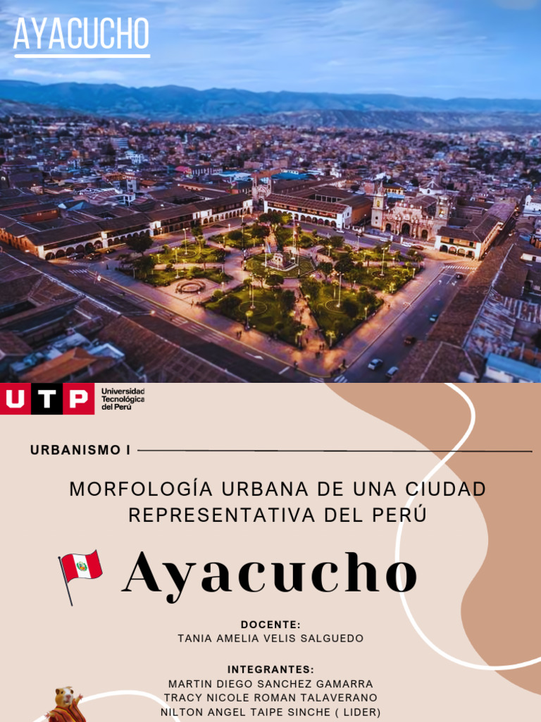 AYACUCHO | PDF | Área urbana | Planificación urbana
