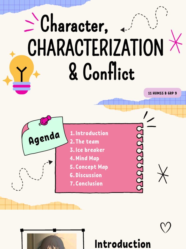 Reporting Characters and Conflict Group 9 CREATIVE WRITING | PDF ...