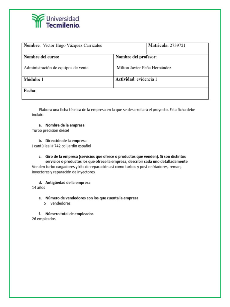 Evidencia 1 Admin Edv 2k23 | PDF | Business