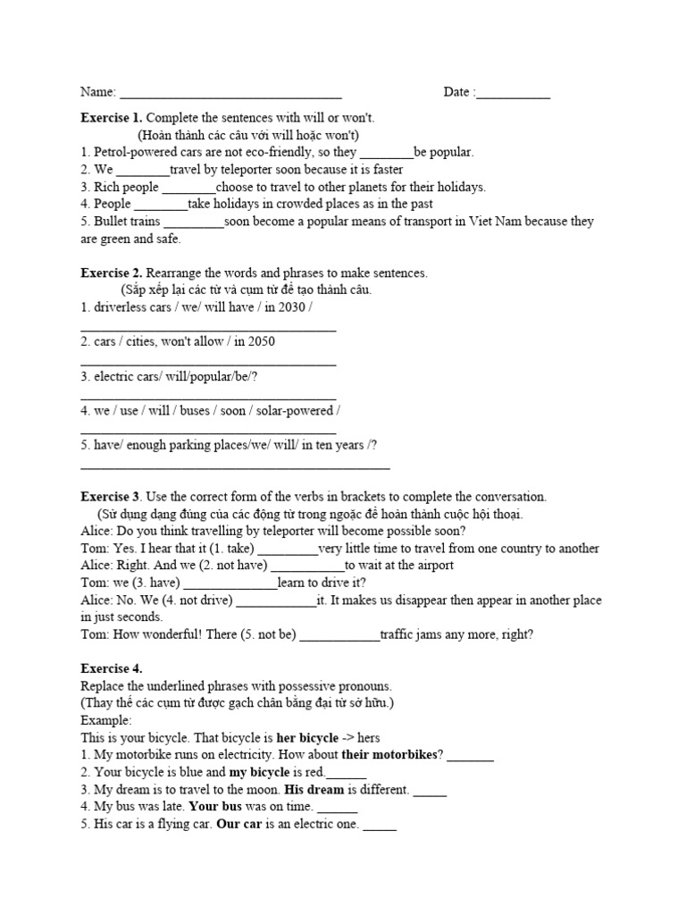 Test Questions For Grade 7 | PDF | Linguistic Typology | Language Mechanics