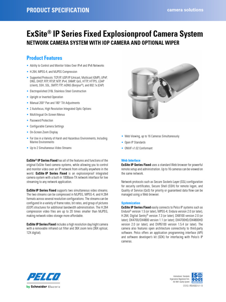 Ehxme136-7x - Pelco | PDF | Ip Address | Video