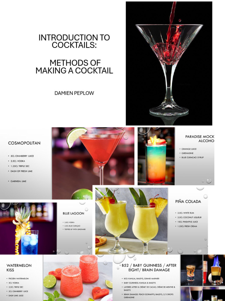 World Spiritz | PDF | Cocktails | Drink
