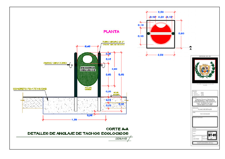 Plano de Detalles de Tacho | PDF