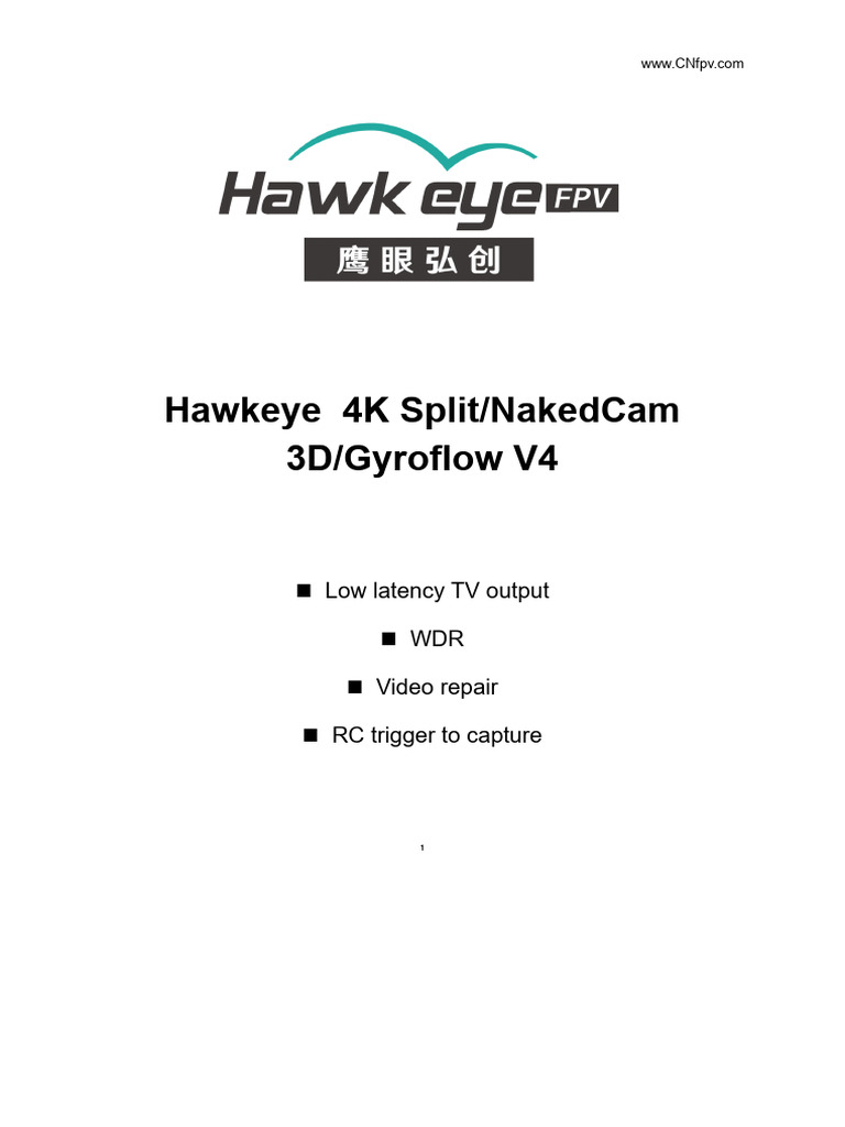 Hawkeye Firefly 4k Split v4 | PDF | Camera | Film Speed