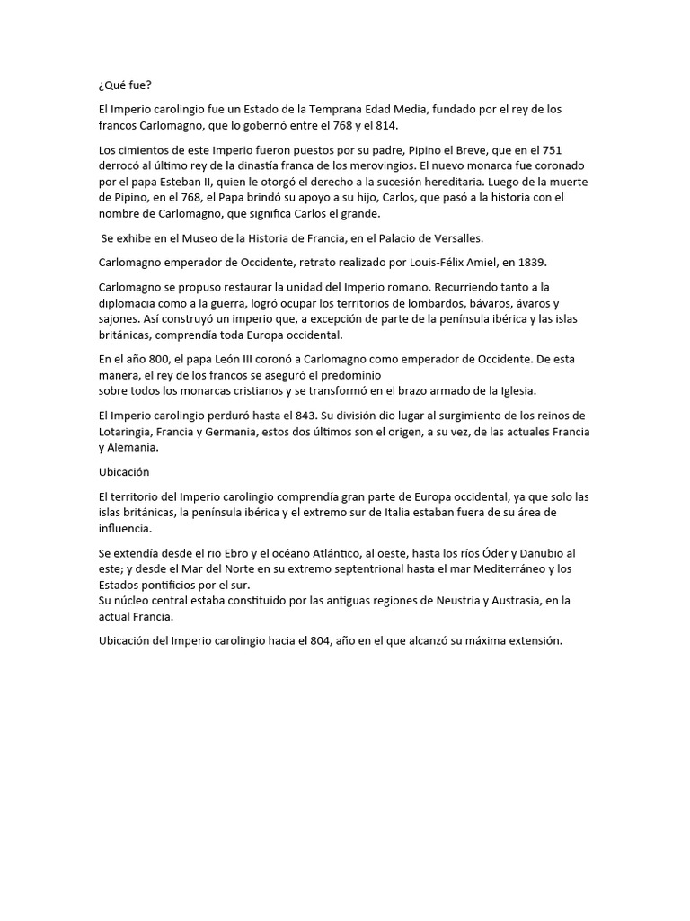 Informacion | PDF | Carlomagno | Edades medias