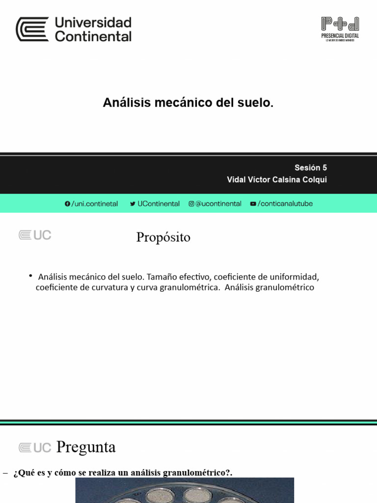 Semana 05 - Ms1 | PDF | Suelo | Suspensión (Química)