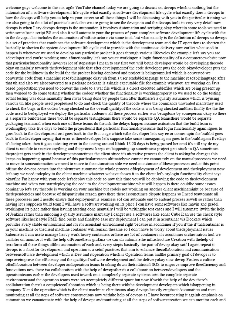 Dev Ops | PDF | Cloud Computing | Automation