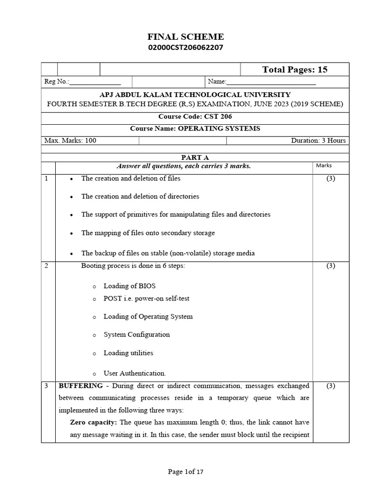 Cst206 Scheme 2 | PDF | Library (Computing) | Thread (Computing)