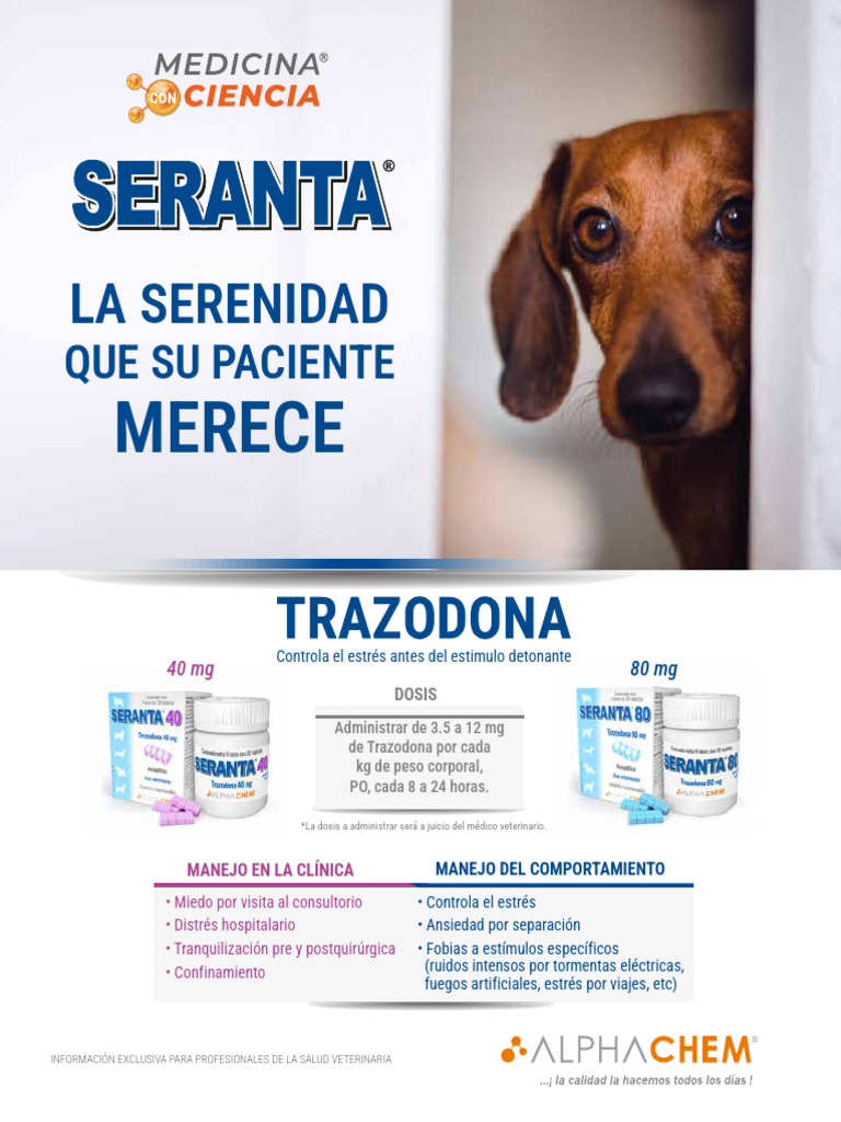 Seranta Trazodona | PDF | Estrés (biología) | Medicina