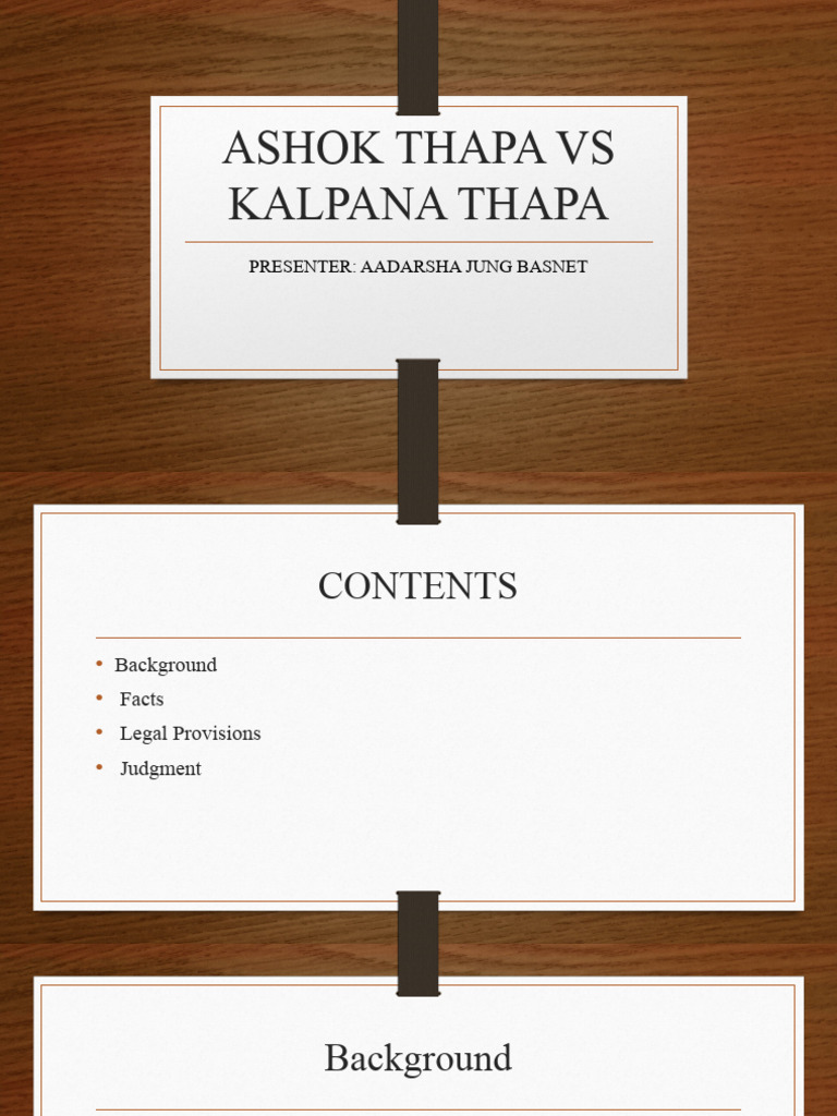 Ashok Thapa VS Kalpana Thapa | PDF | Judgment (Law) | Marriage