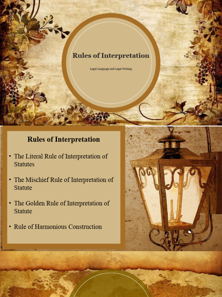 Statutory Interpretation Rules Explained | PDF | Plain Meaning Rule ...