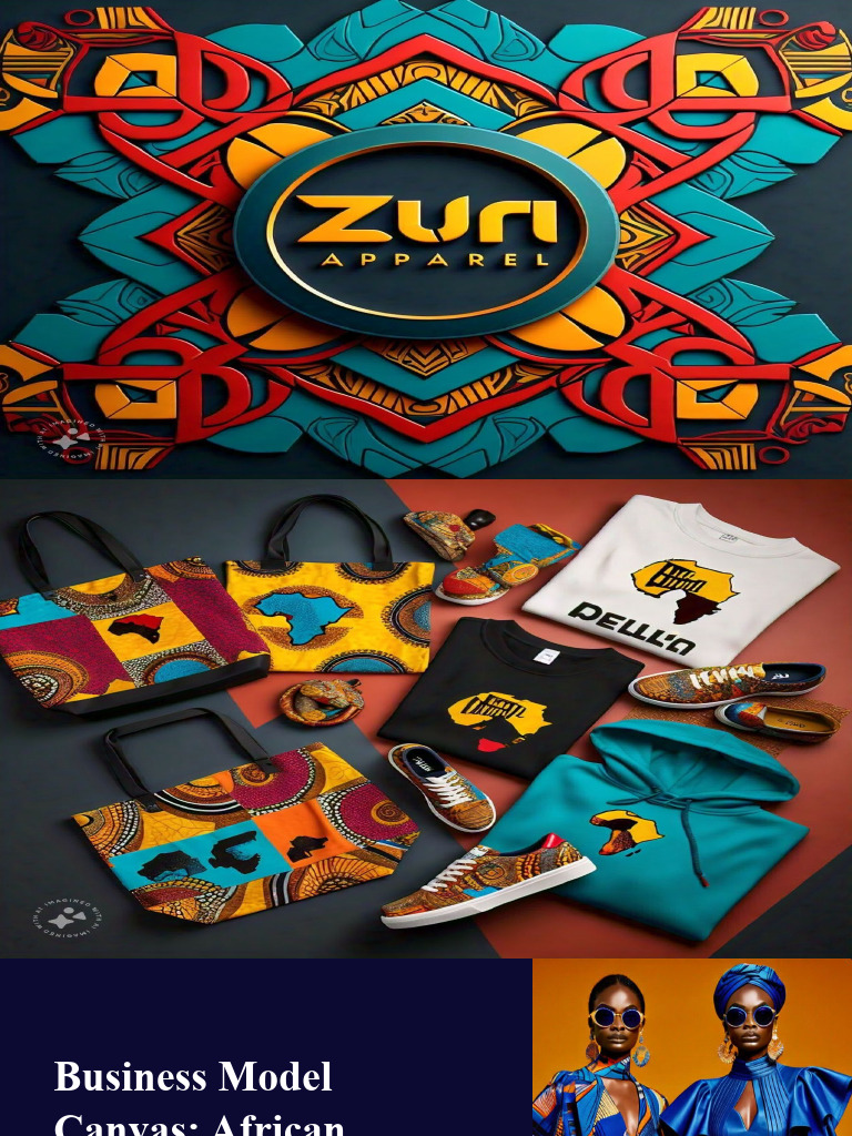 Business Model Canvas African Inspired Clothing Brand | PDF | Brand ...
