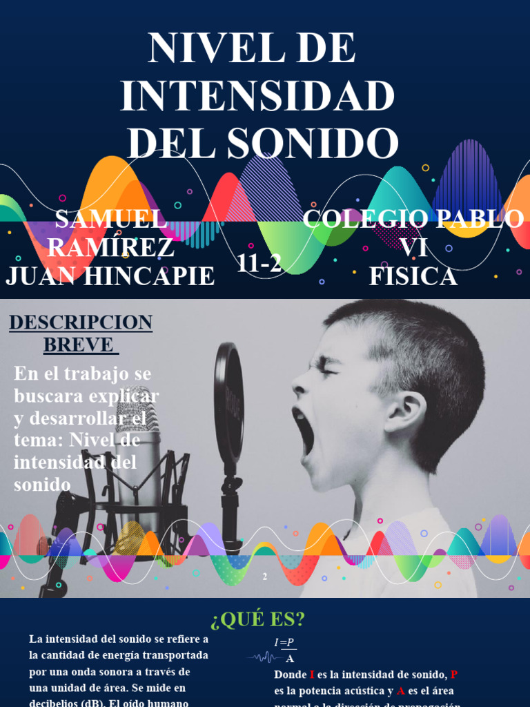 Exposición Fisica | PDF | Sonido | Decibel