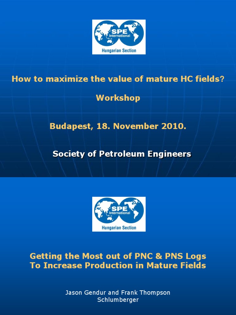 Maximizing PNC & PNS Logs in Mature Fields | PDF | Natural Gas | Chemistry