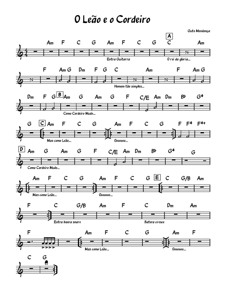 O Leão e o Cordeiro | PDF