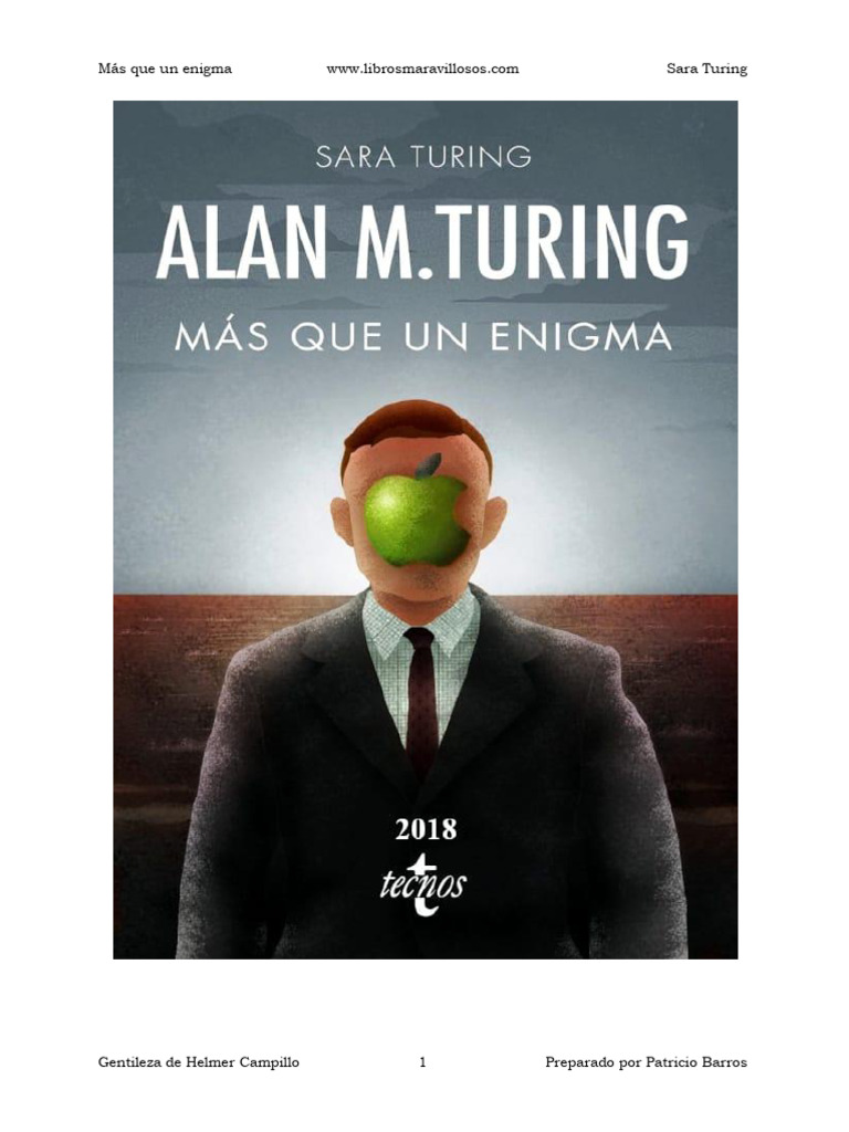 Mas Que Un Enigma - Sara Turing | PDF | Alan Turing | Algoritmos