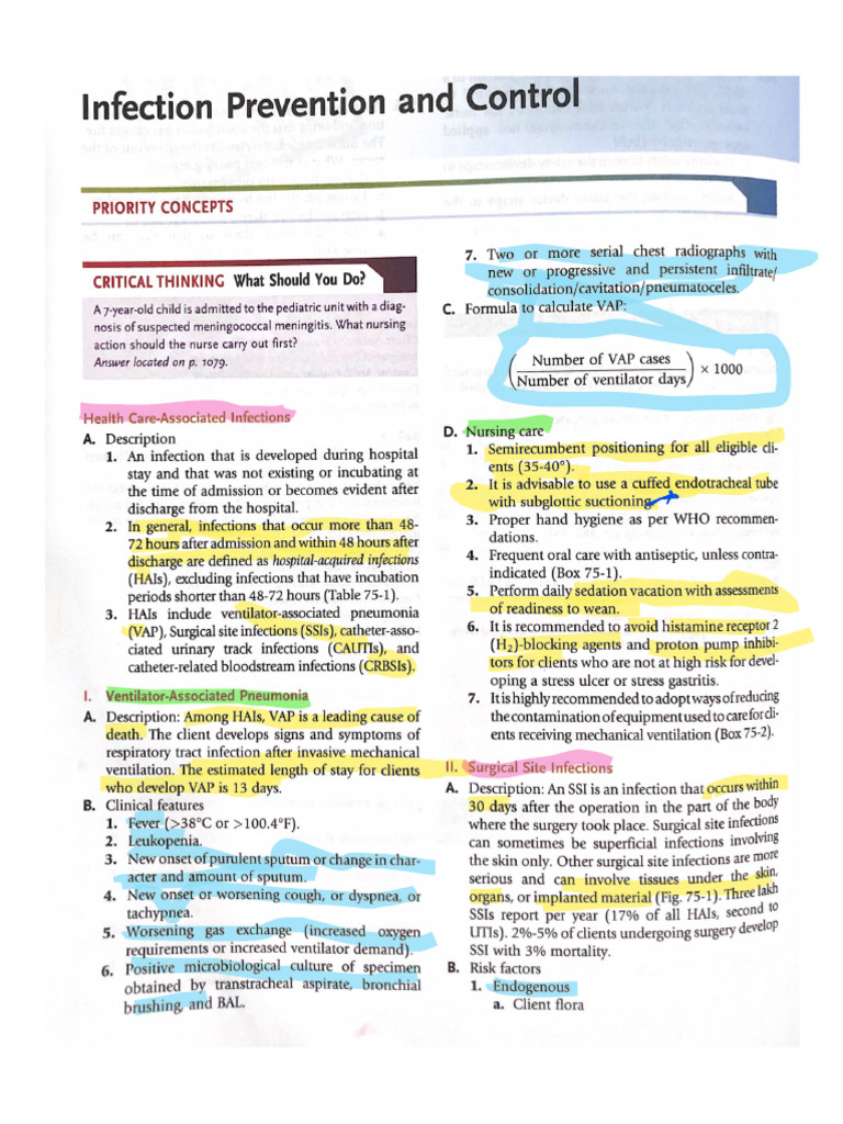 Infection Prevention and Control | PDF