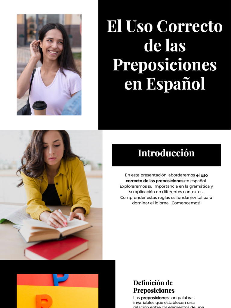 El Uso Correcto de Las Preposiciones en Espanol | PDF