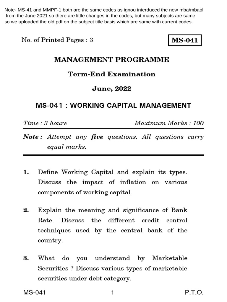 MS-41 June 2022 | PDF | Factoring (Finance) | Banks