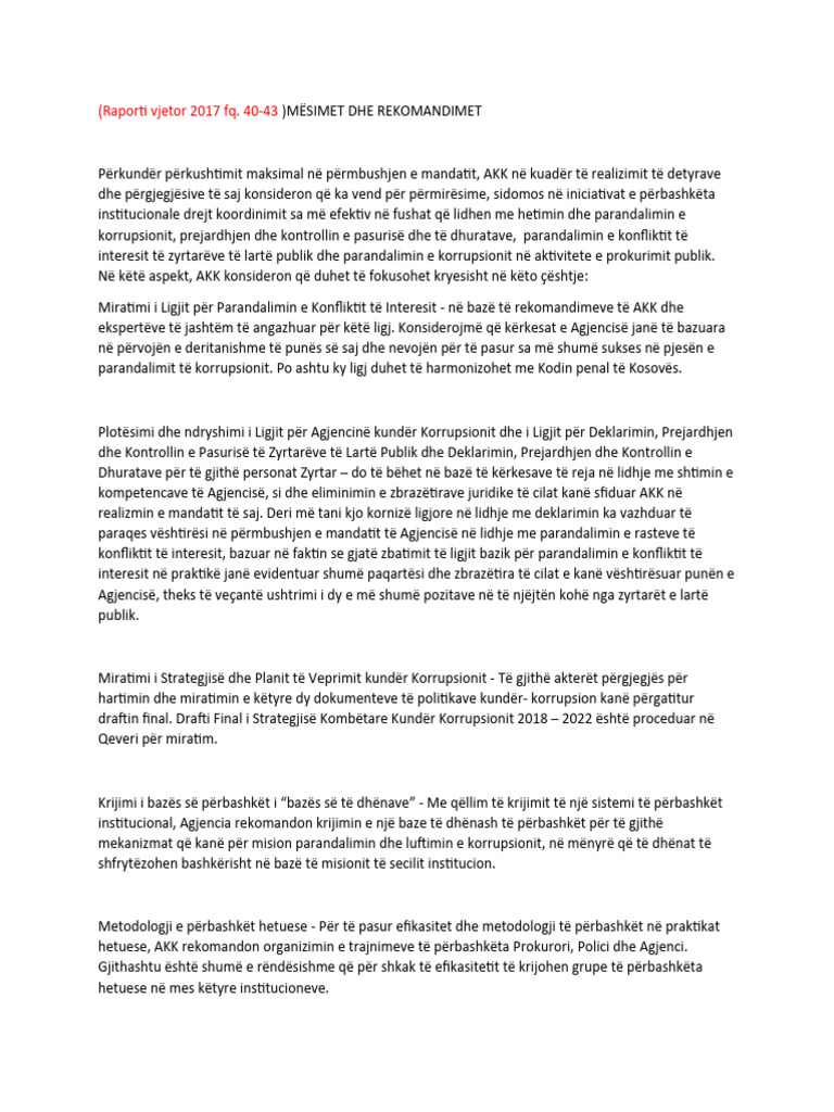 (Raporti Vjetor 2017 Fq. 40-43 | PDF