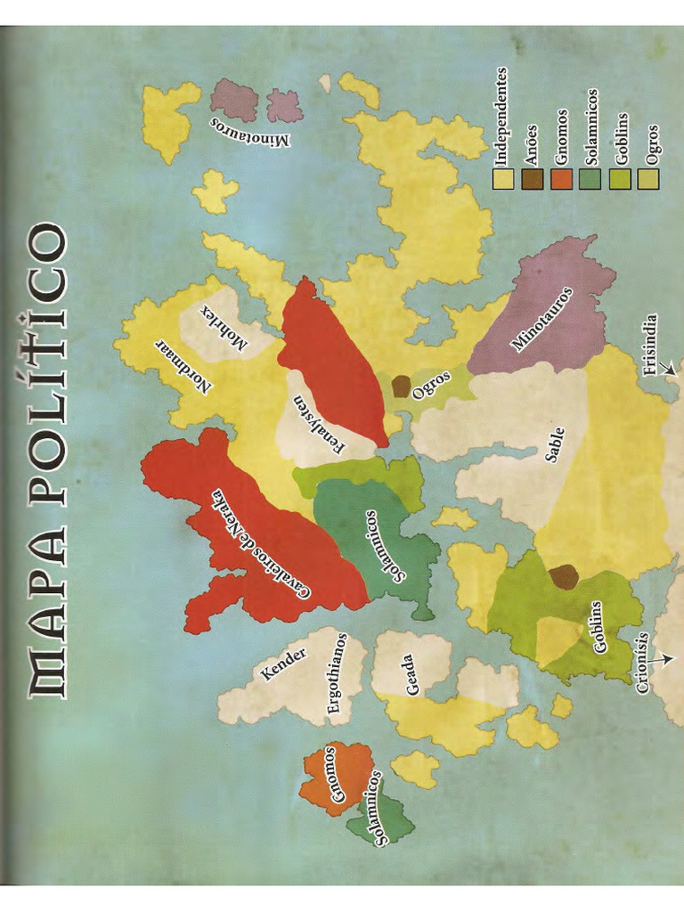 DragonLance - Cenário de Campanha Mapa Político | PDF
