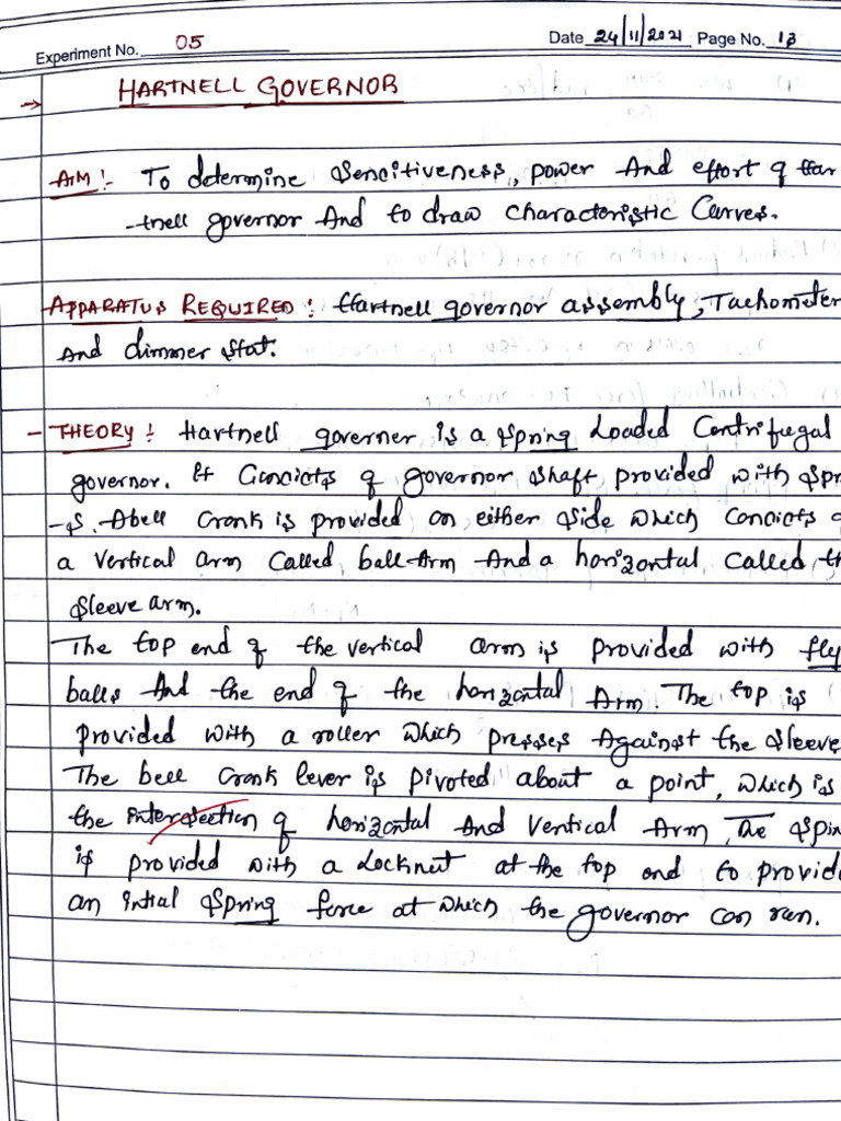 Hartnell Governor | PDF