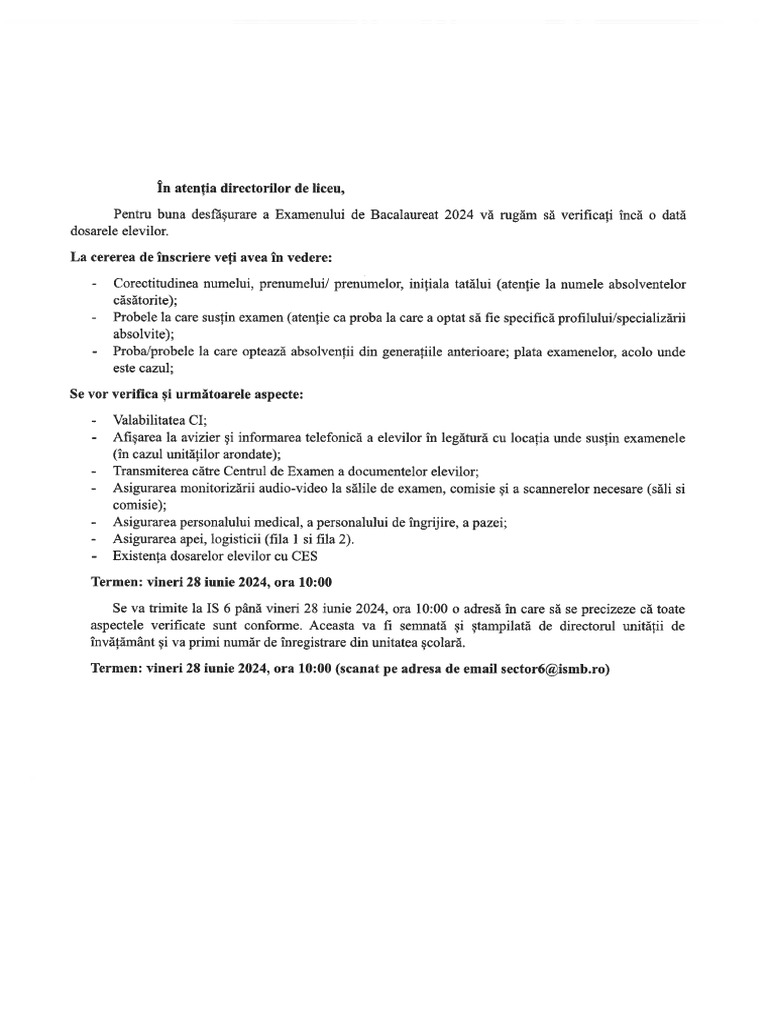 Program BAC 2024 | PDF