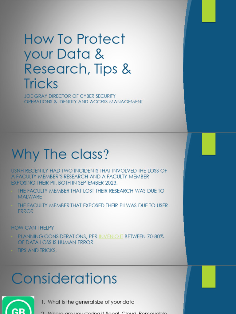 How To Protect Your Data Research | PDF | Personal Computers | Cloud ...