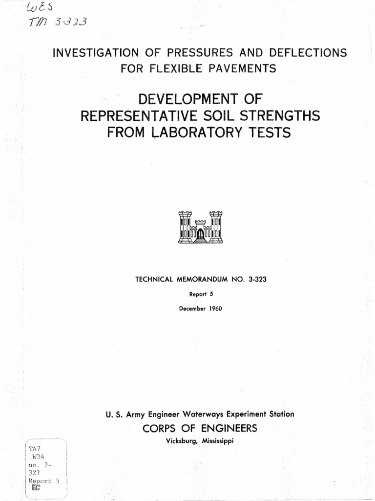 Investigation of Pressures and Deflections For Flexible Pavements ...