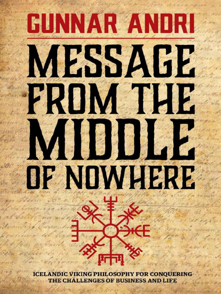 Message From The Middle of Nowhere - Gunnar Andri | PDF | Types Of Volcanic Eruptions